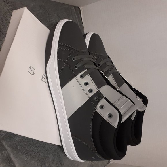 Sean John | Shoes | Sean John Mid Black Gray Shoes Mens Nwt | Poshmark